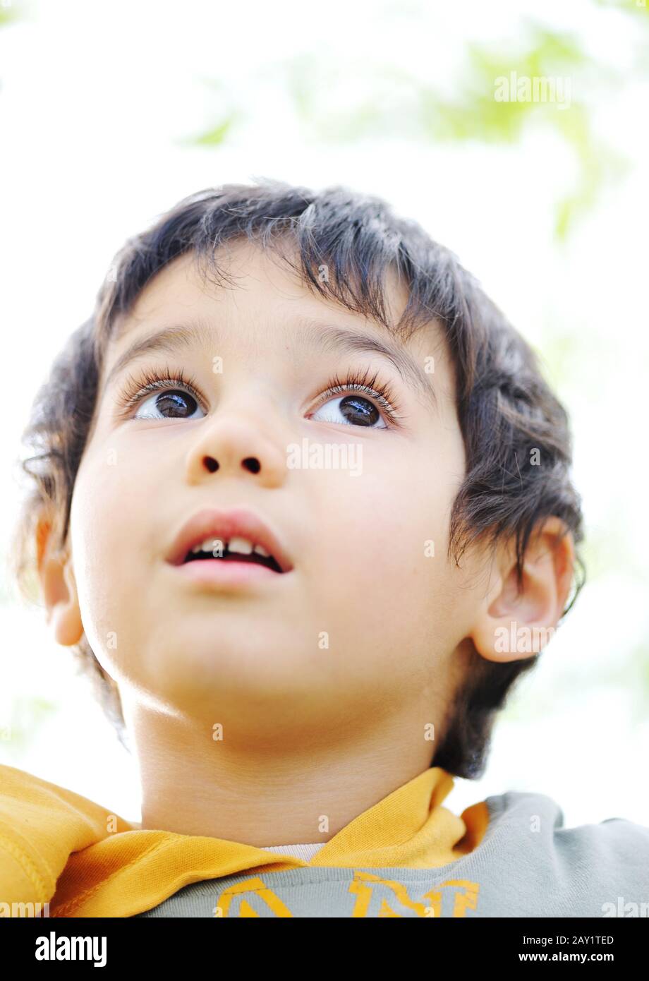happy children in nature outdoor Stock Photo - Alamy