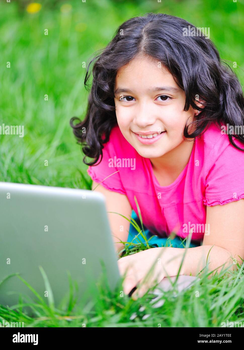 happy children in nature outdoor Stock Photo - Alamy