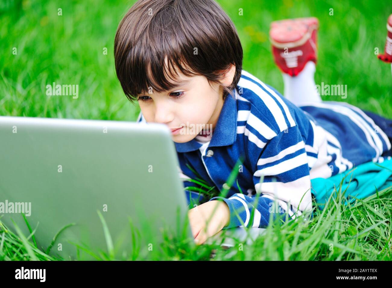 happy children in nature outdoor Stock Photo - Alamy