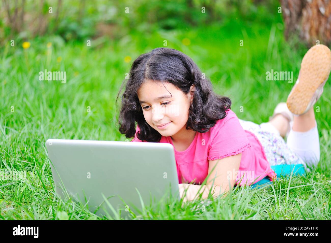 happy children in nature outdoor Stock Photo - Alamy