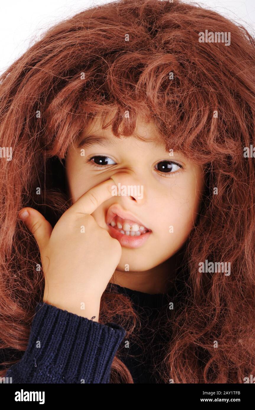 Rude but funny kid Stock Photo - Alamy