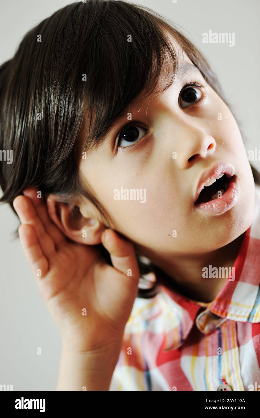 Closeup portrait of kid Stock Photo - Alamy