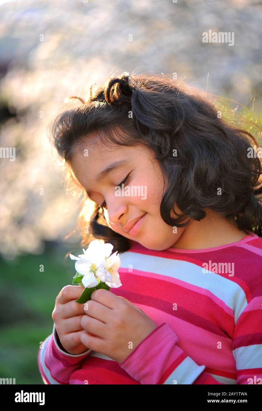 happy children in nature outdoor Stock Photo - Alamy