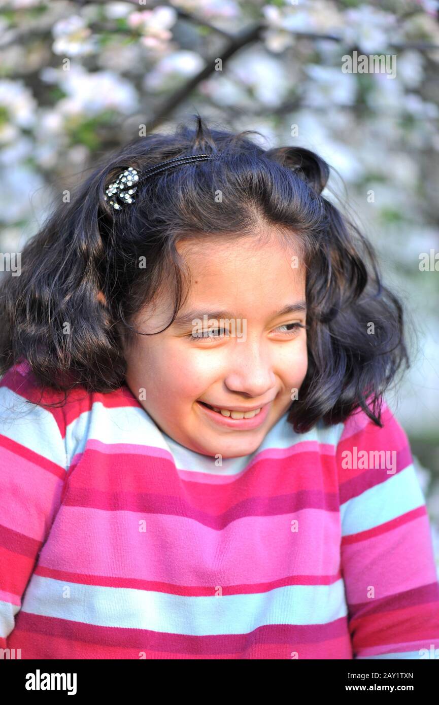 happy children in nature outdoor Stock Photo - Alamy