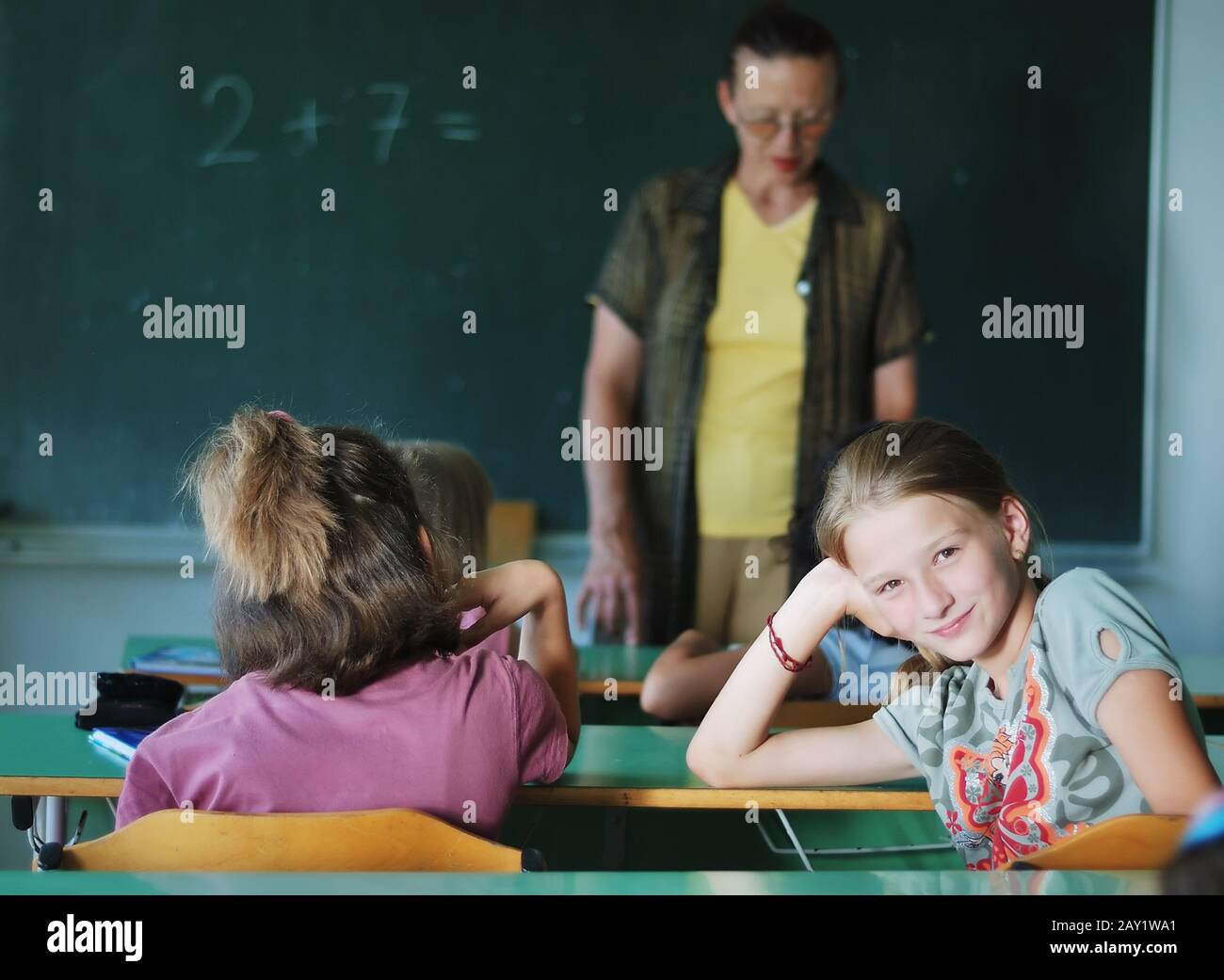 Pupil activities in the classroom at school Stock Photo - Alamy