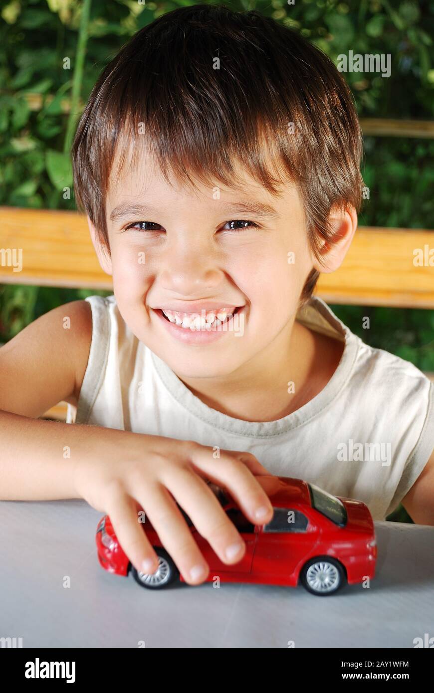 Children playing with cars toys outdoor in summer time Stock Photo - Alamy