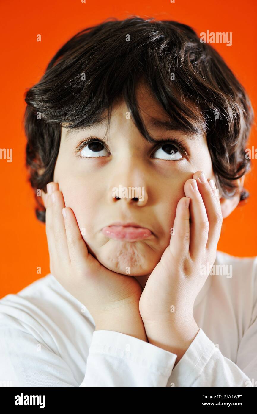 Closeup portrait of kid Stock Photo - Alamy