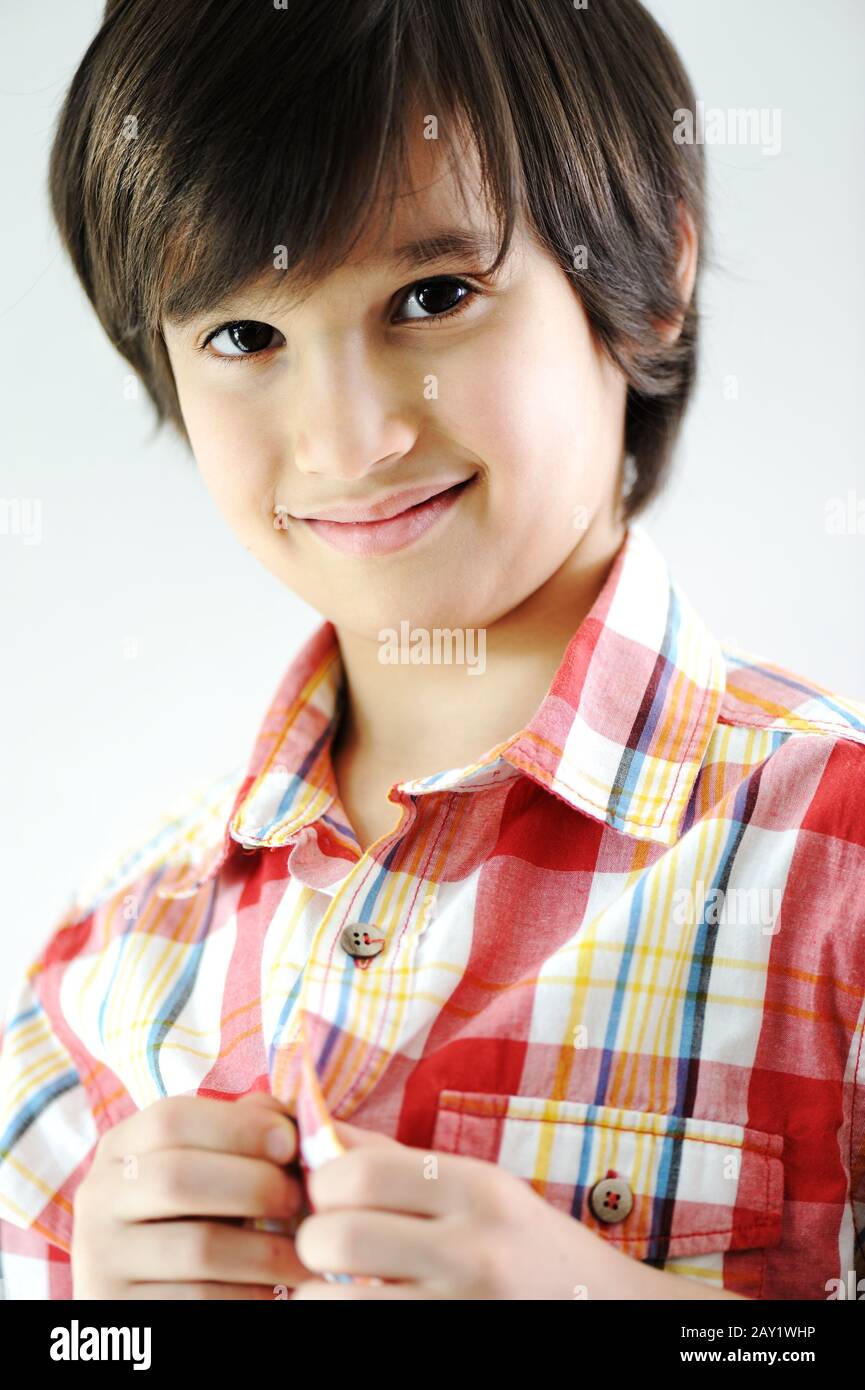 Closeup portrait of kid Stock Photo - Alamy