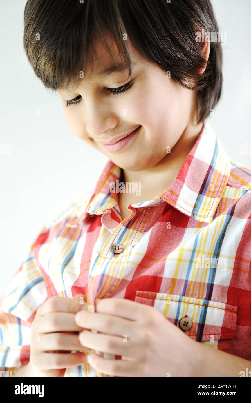 Closeup portrait of kid Stock Photo - Alamy