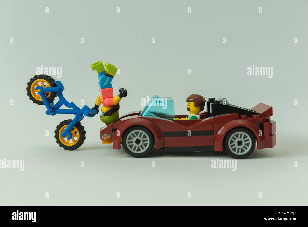 Lego man car hi-res stock photography and images - Alamy