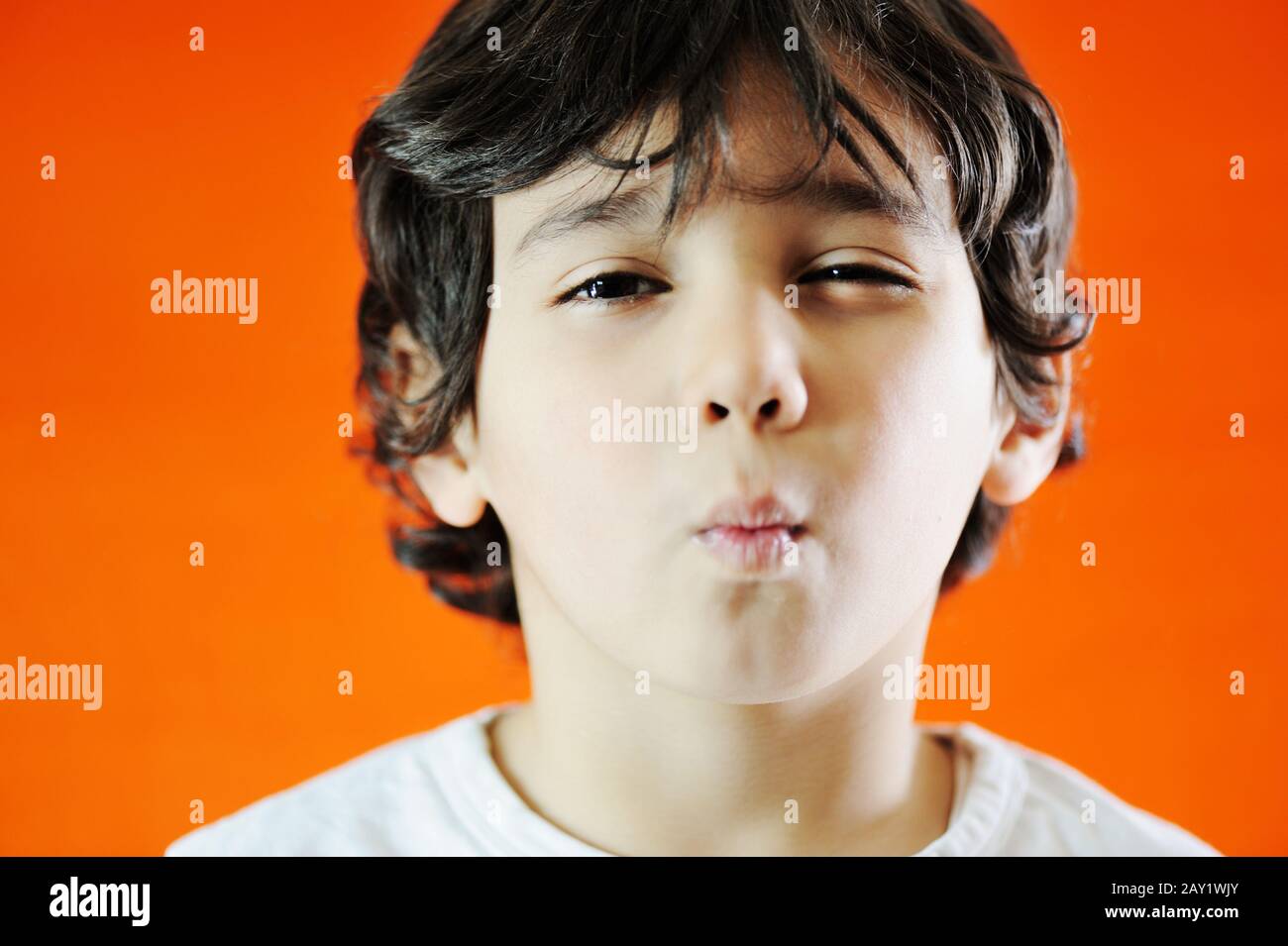 Closeup portrait of kid Stock Photo - Alamy