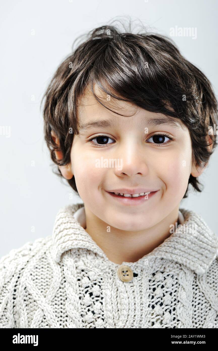 Closeup portrait of kid Stock Photo - Alamy