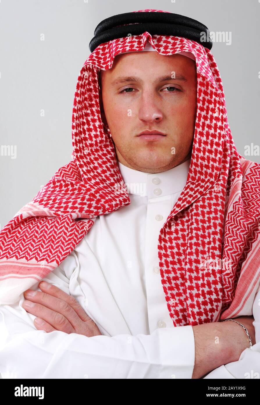 Arabic man portrait Stock Photo - Alamy