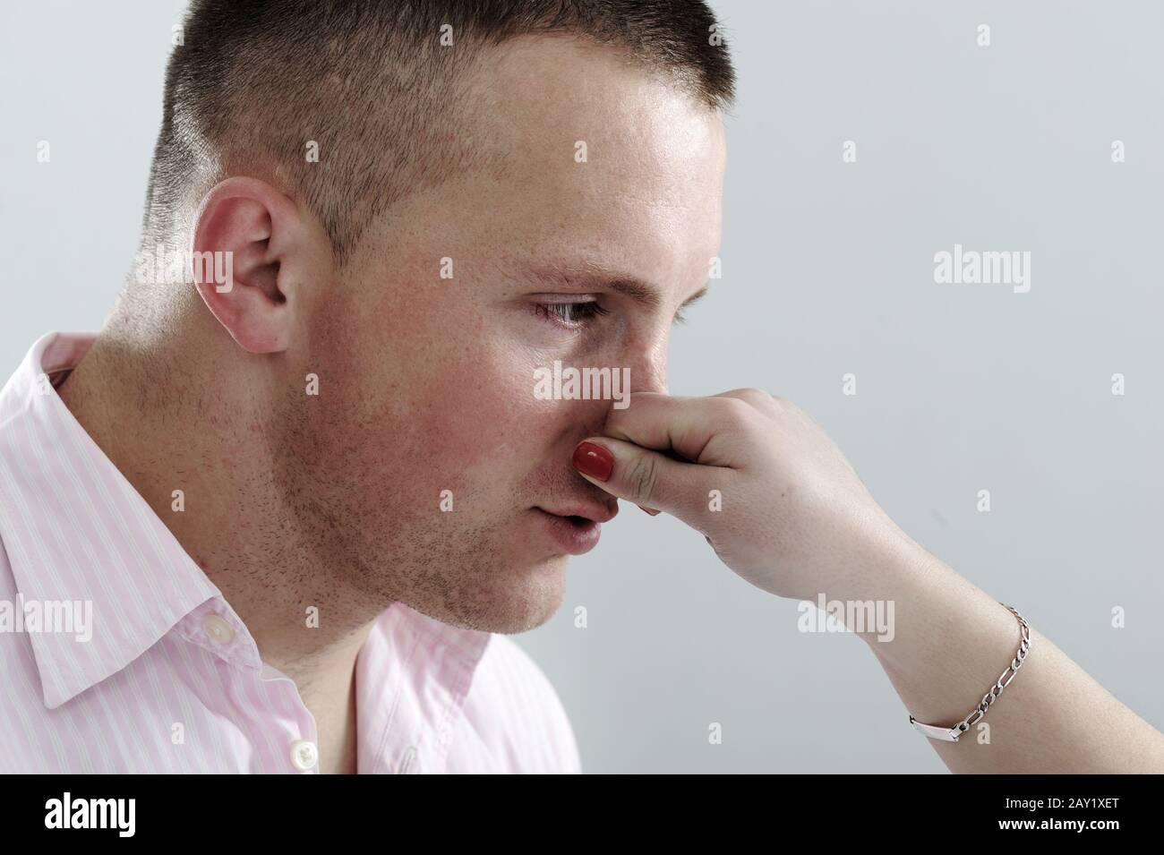 Pulling nose hi-res stock photography and images - Alamy