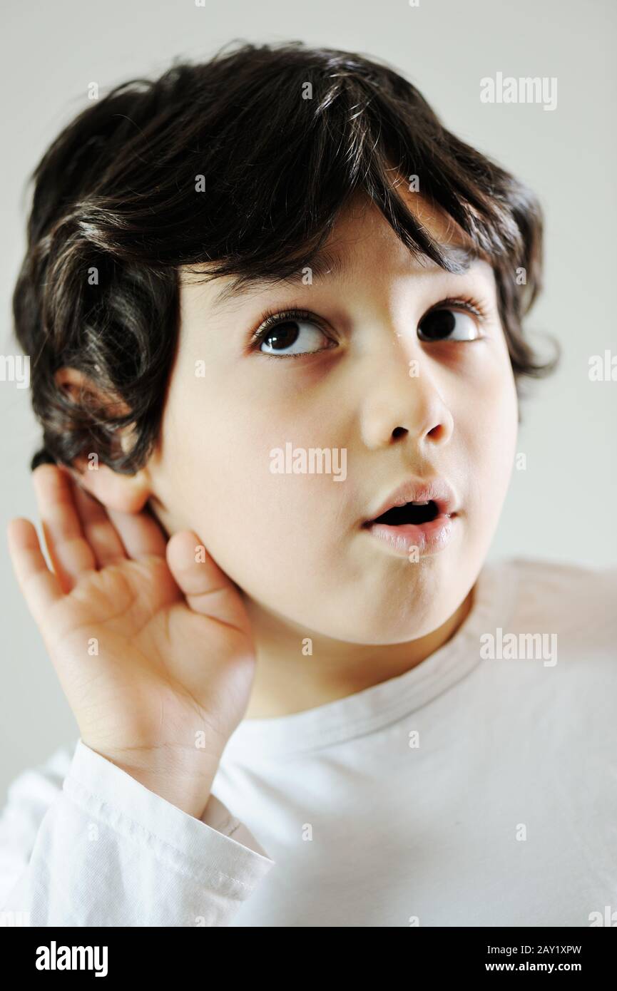 Closeup portrait of kid Stock Photo - Alamy