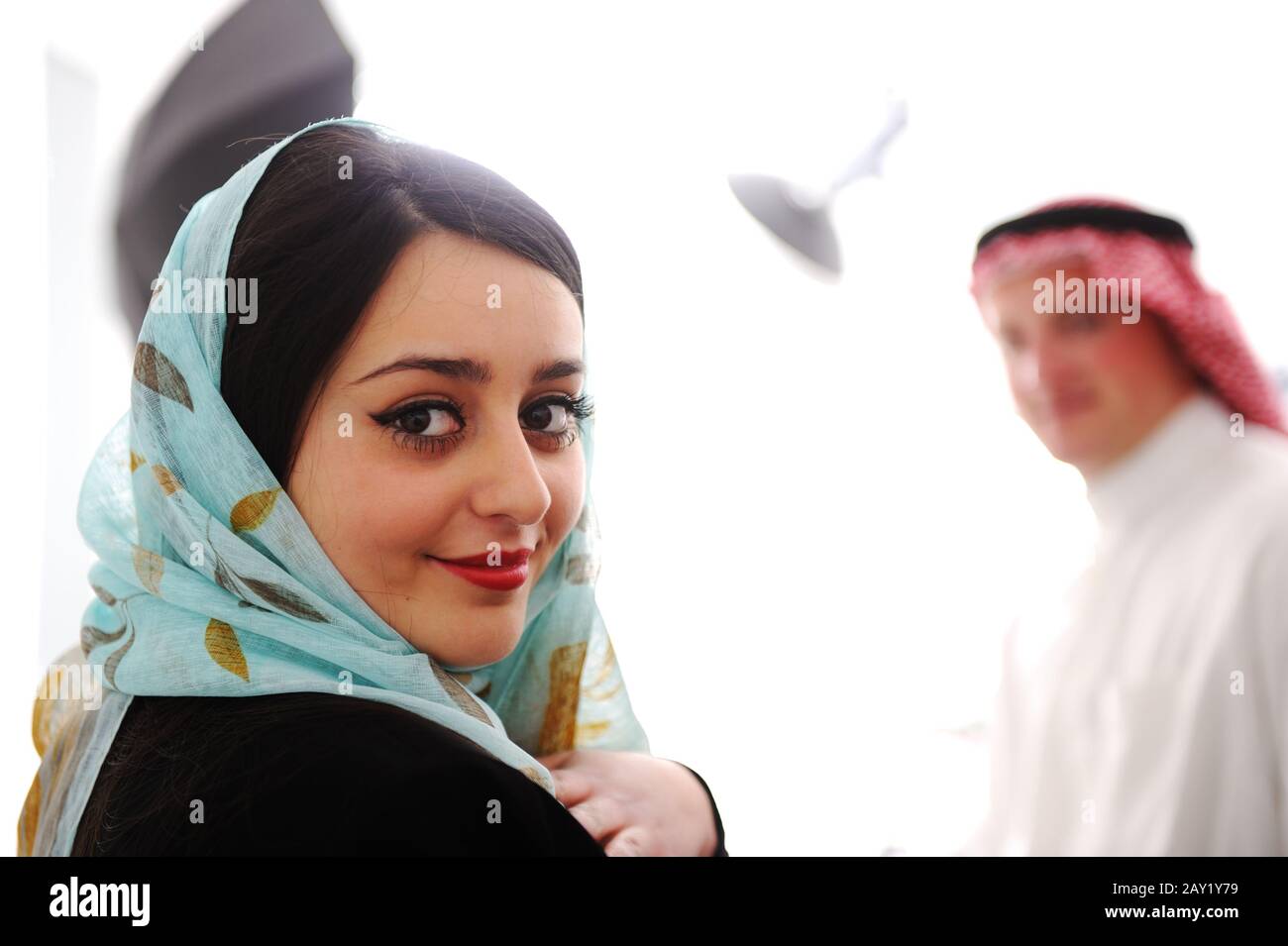Saudi family at marriage hi-res stock photography and images - Alamy