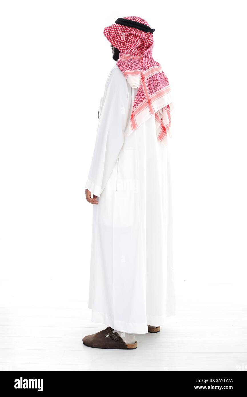 Arabic man standing Stock Photo - Alamy