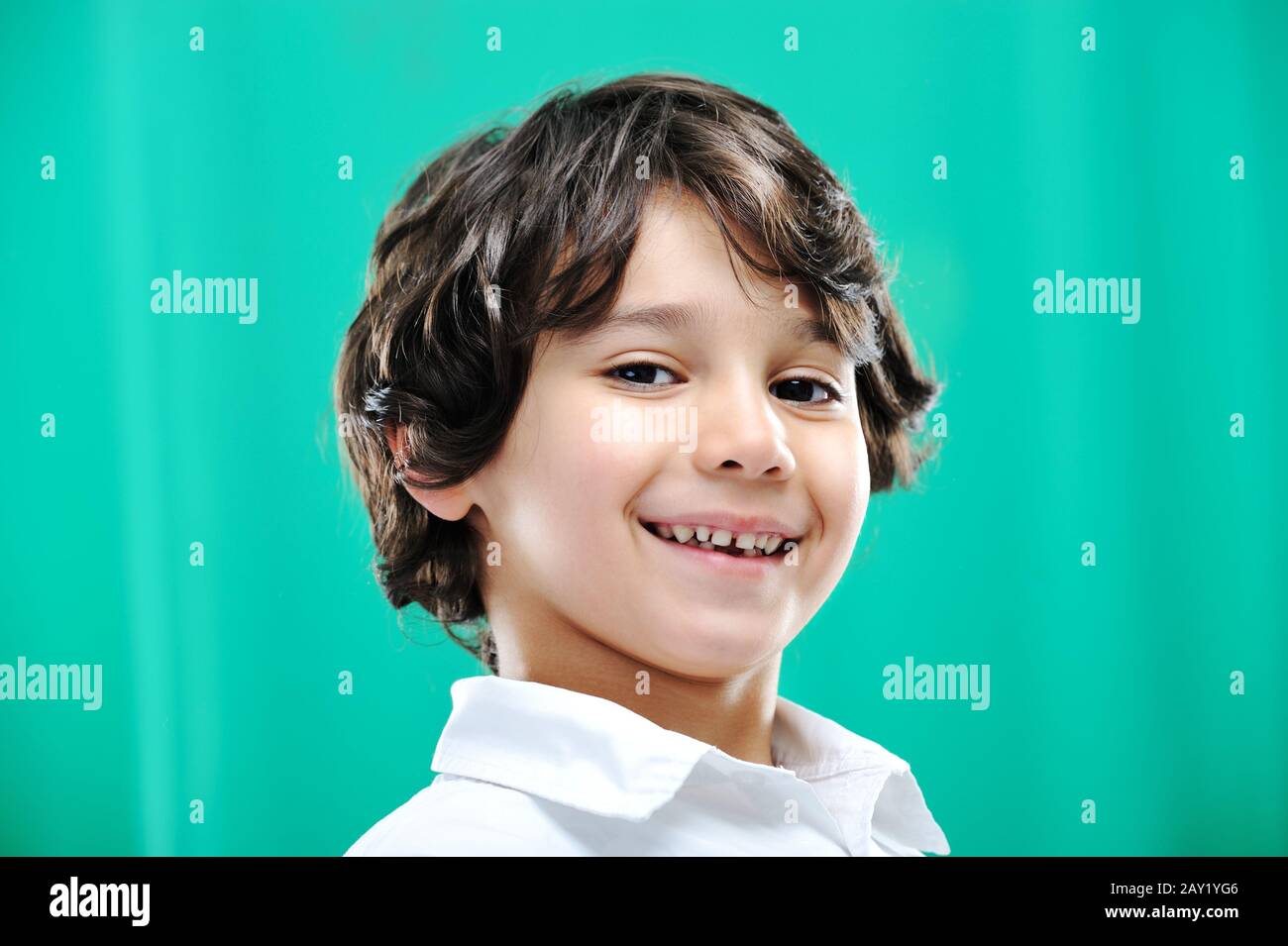 Closeup portrait of kid Stock Photo - Alamy