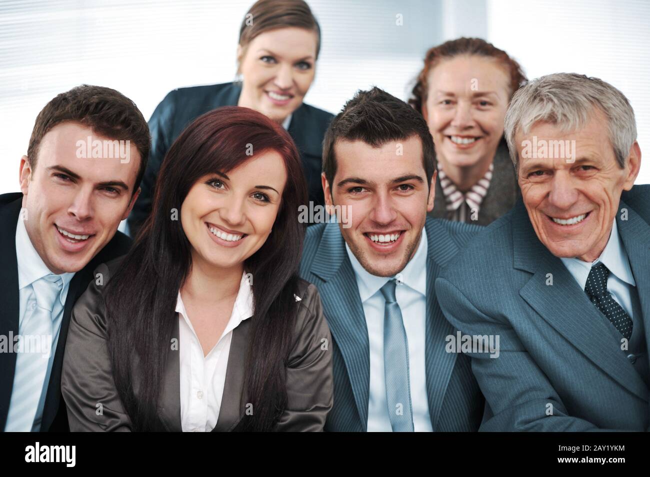 Group six business partners hi-res stock photography and images - Alamy