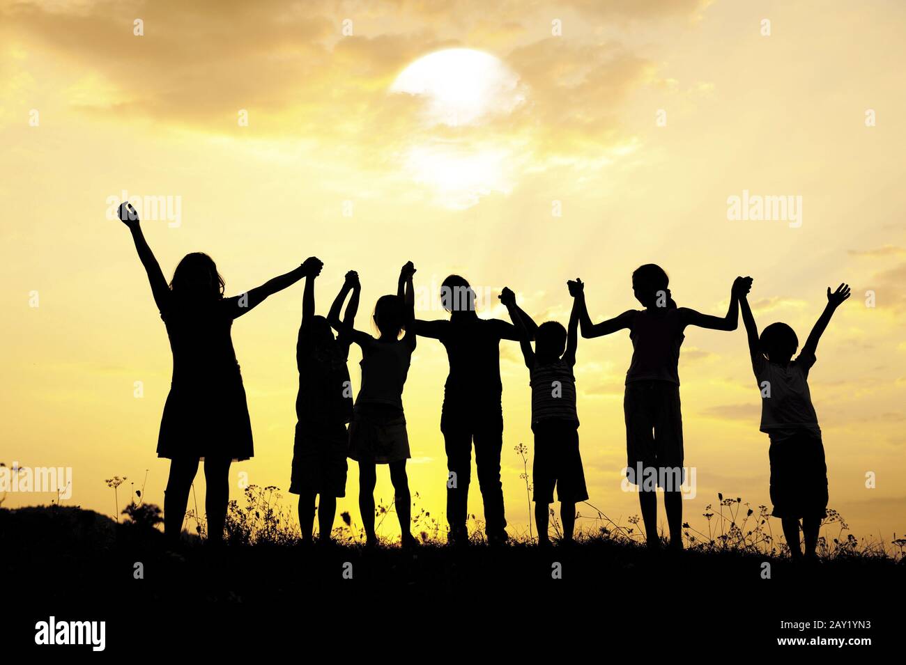 Social network in teamwork Stock Photo - Alamy