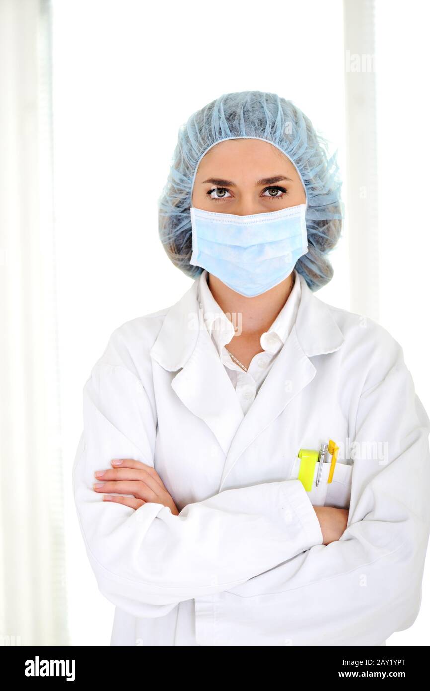 Nurse wearing surgical mask hi-res stock photography and images - Alamy