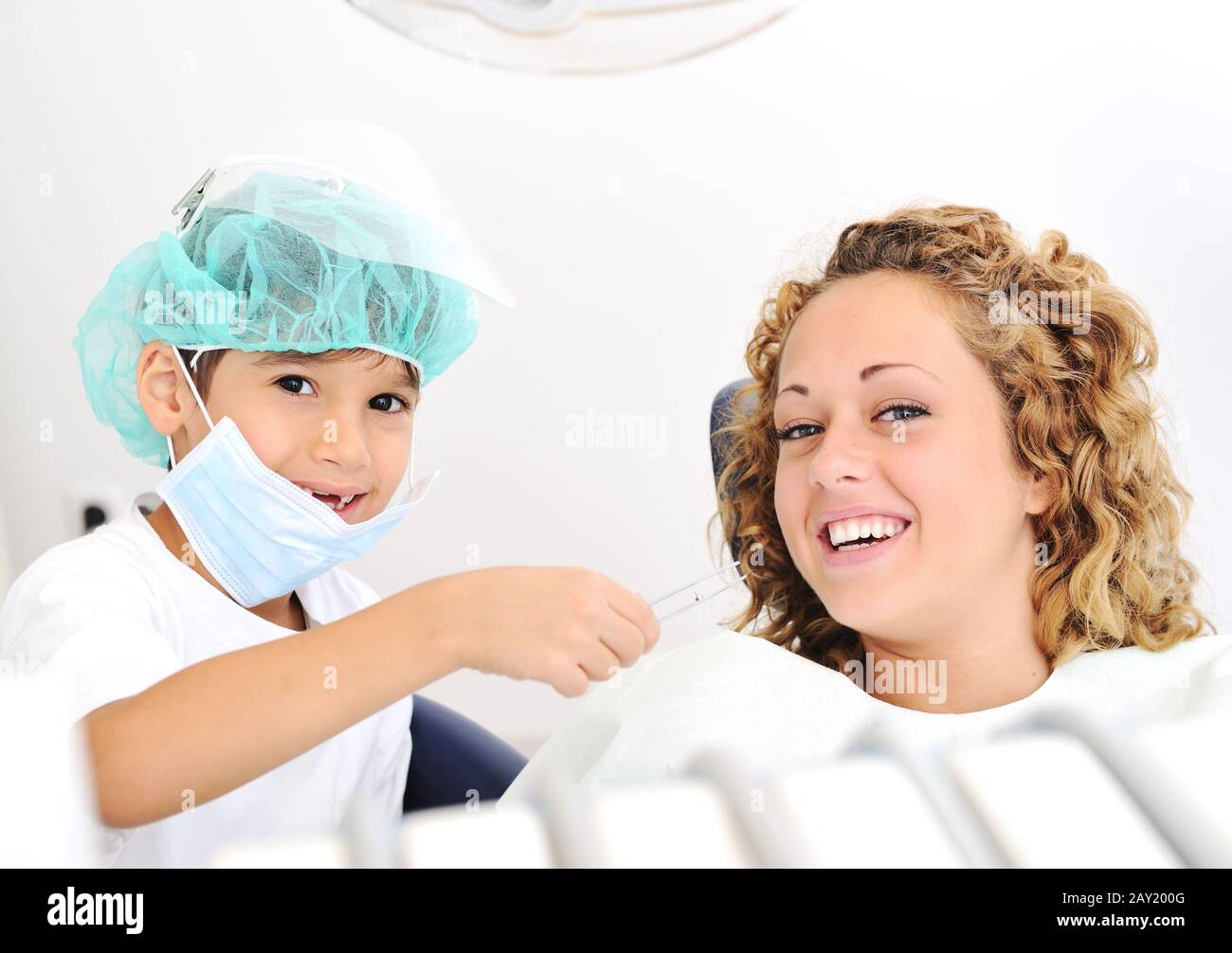 Kids at hospital Stock Photo - Alamy