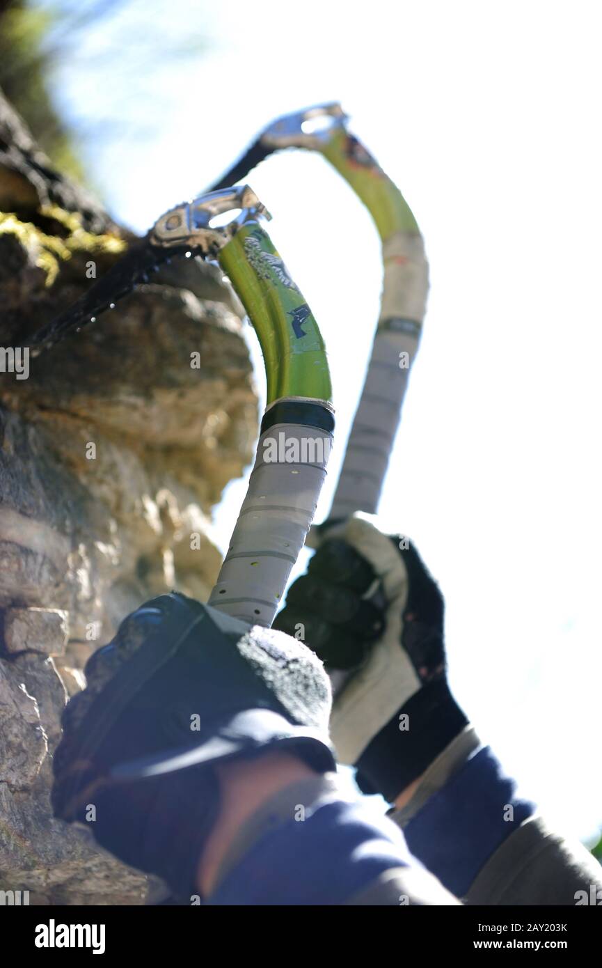 Climbing hook hi-res stock photography and images - Alamy