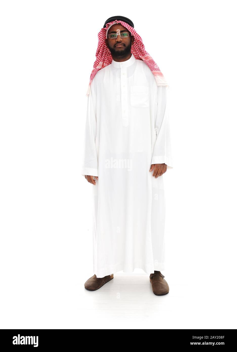 Cheerful young handsome arab Cut Out Stock Images & Pictures - Alamy