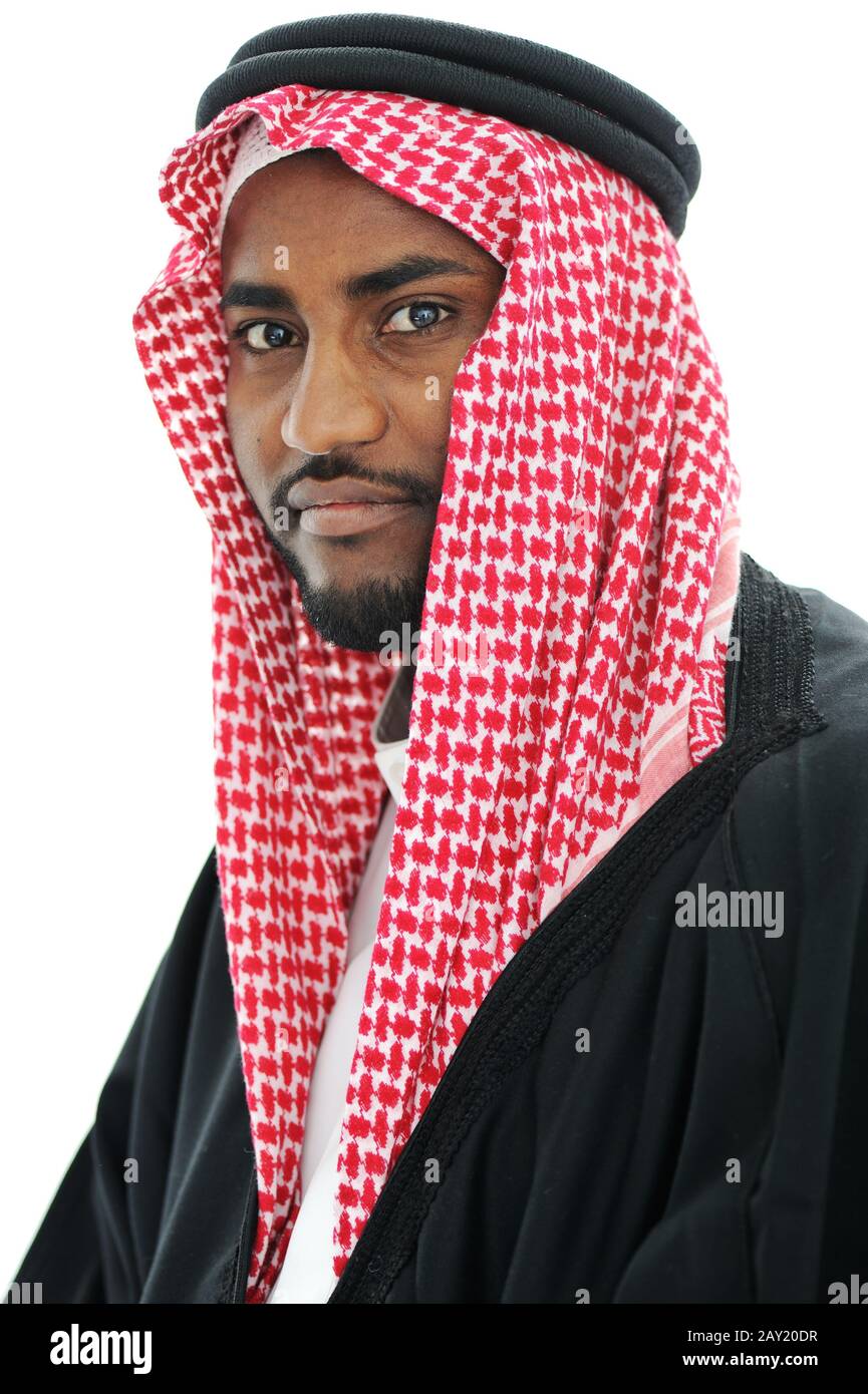 Portrait of an arab man, Sheikh Stock Photo - Alamy