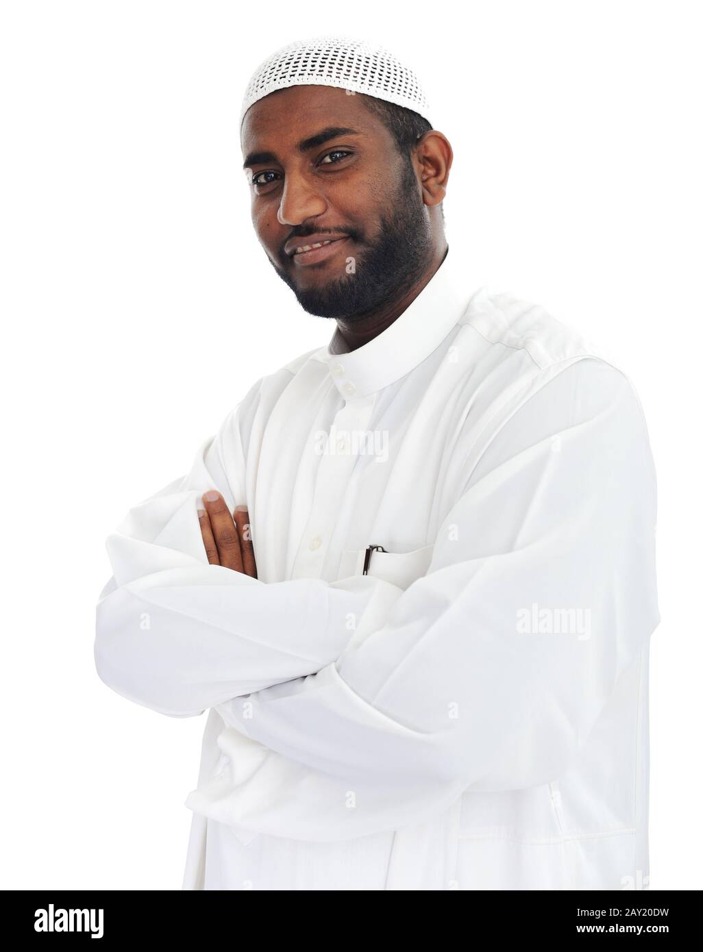 Arab man folded arms hi-res stock photography and images - Alamy