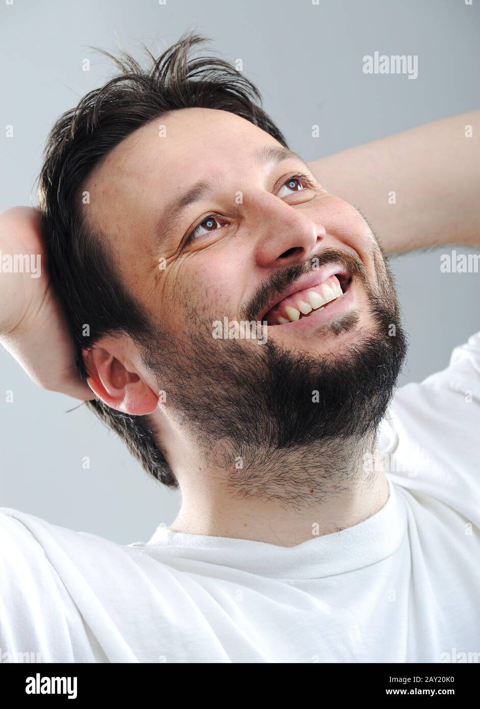 Portrait young man mischievous look hi-res stock photography and images ...