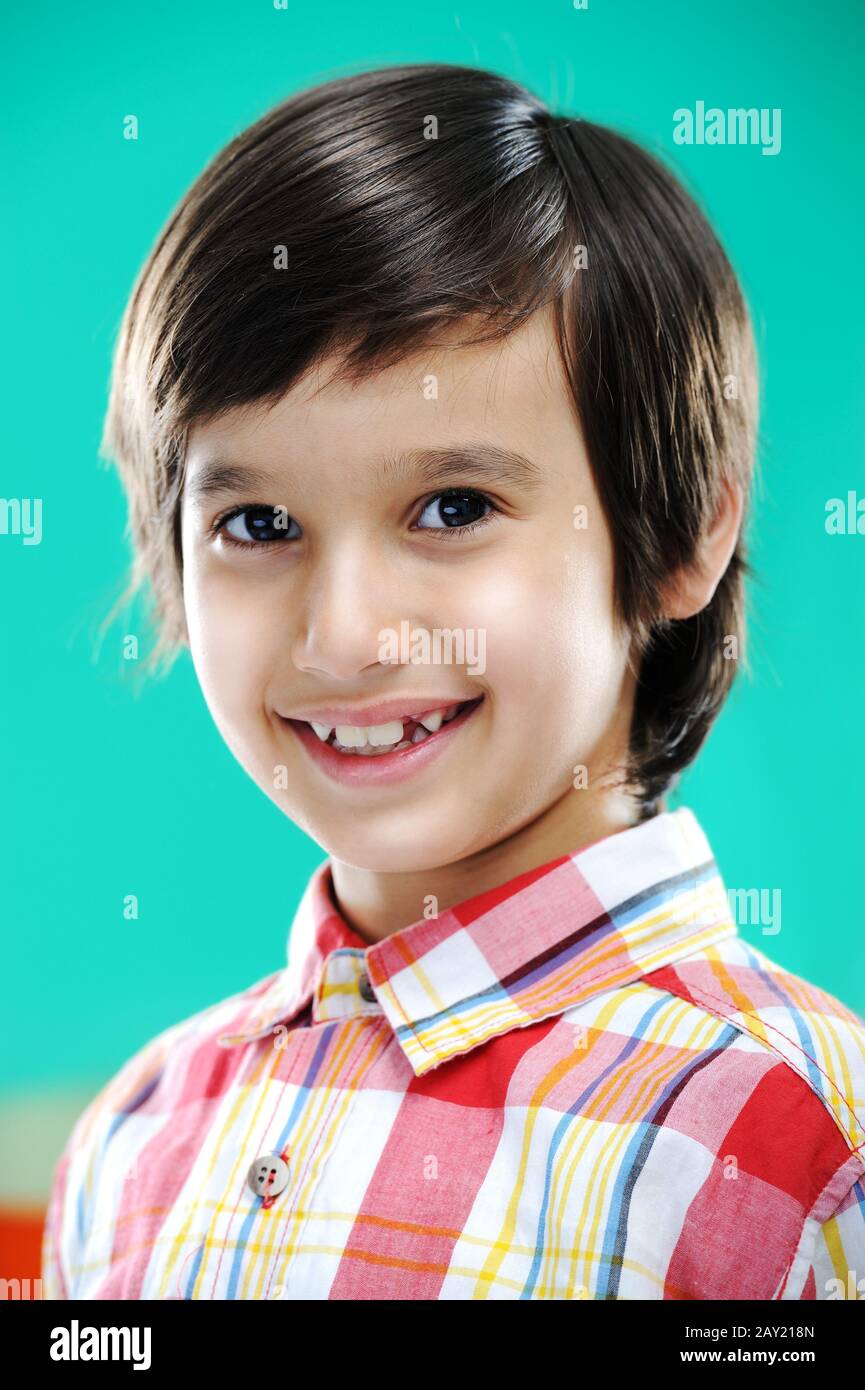 Closeup portrait of kid Stock Photo - Alamy
