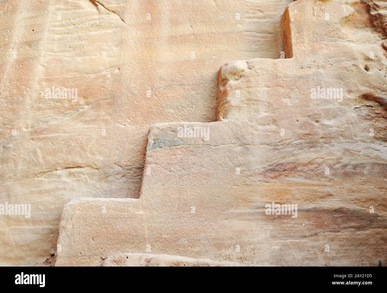 Oldest rock stairs, old nabatian culture, Petra, Jordan Stock Photo - Alamy