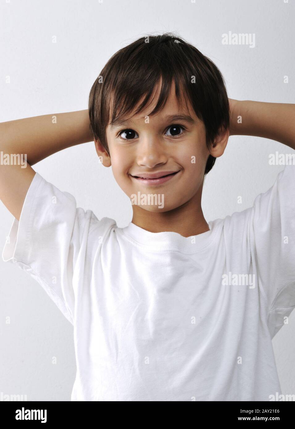Smiling kid seven years old Stock Photo - Alamy