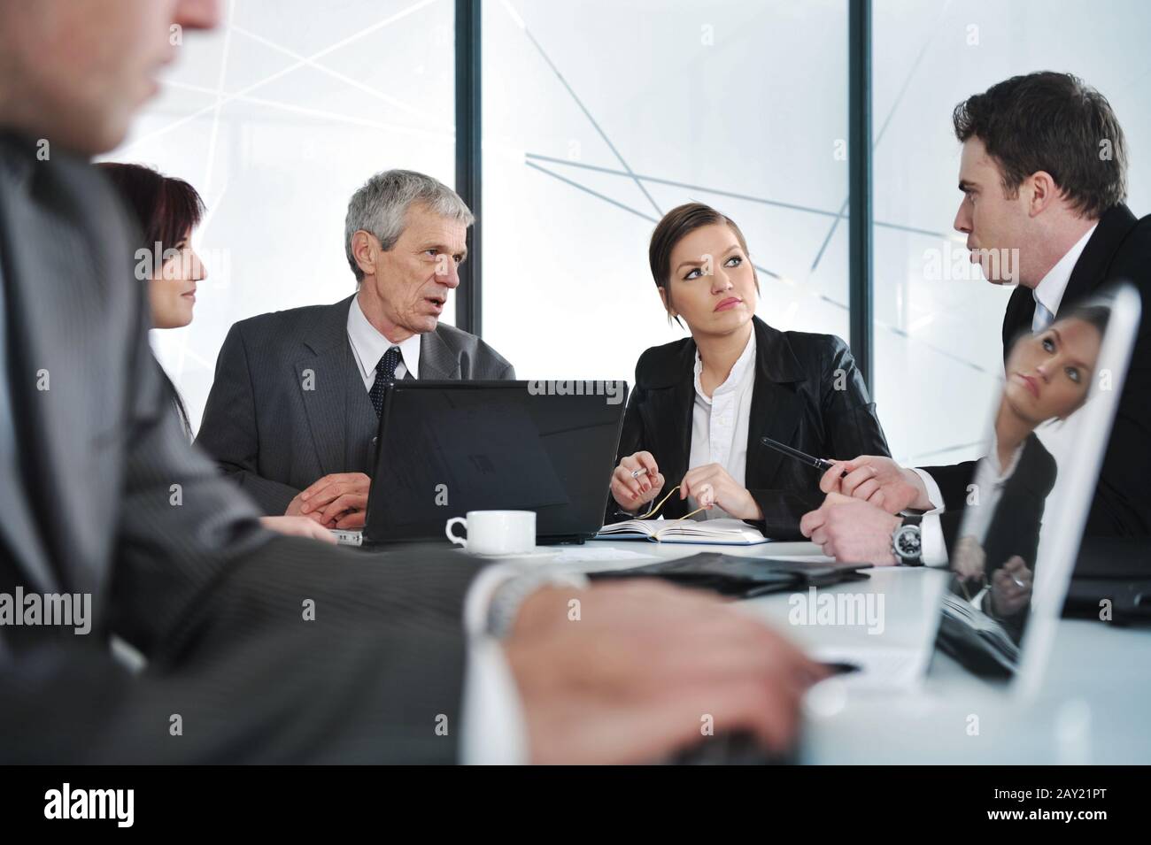 Business meeting and working people Stock Photo - Alamy
