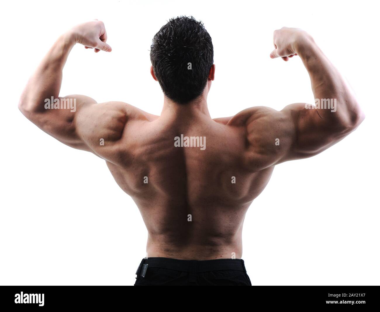 The Perfect male body - Awesome bodybuilder posing Stock Photo - Alamy
