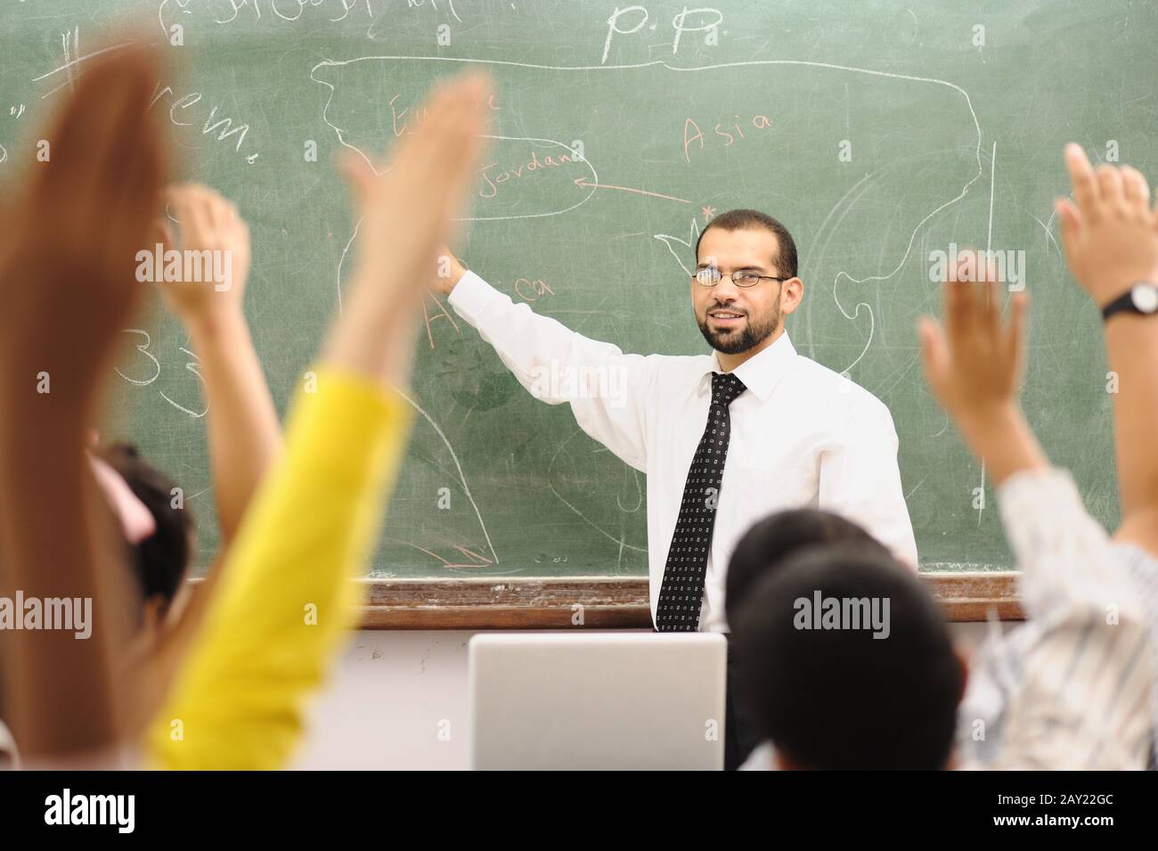 Children at school classroom Stock Photo - Alamy