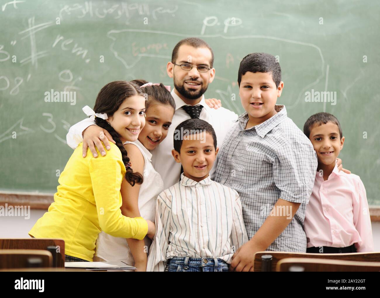 Children at school classroom Stock Photo - Alamy