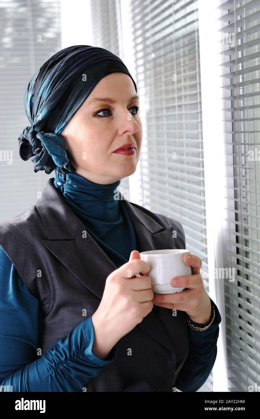 Confident and beautiful european Muslim woman Stock Photo - Alamy