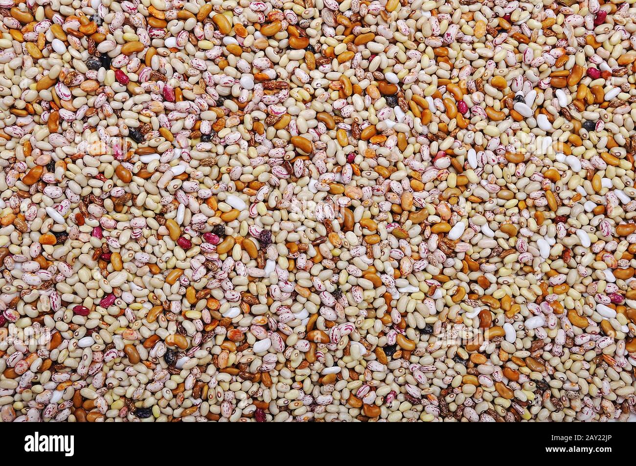 Many pieces and many kind of beans Stock Photo - Alamy
