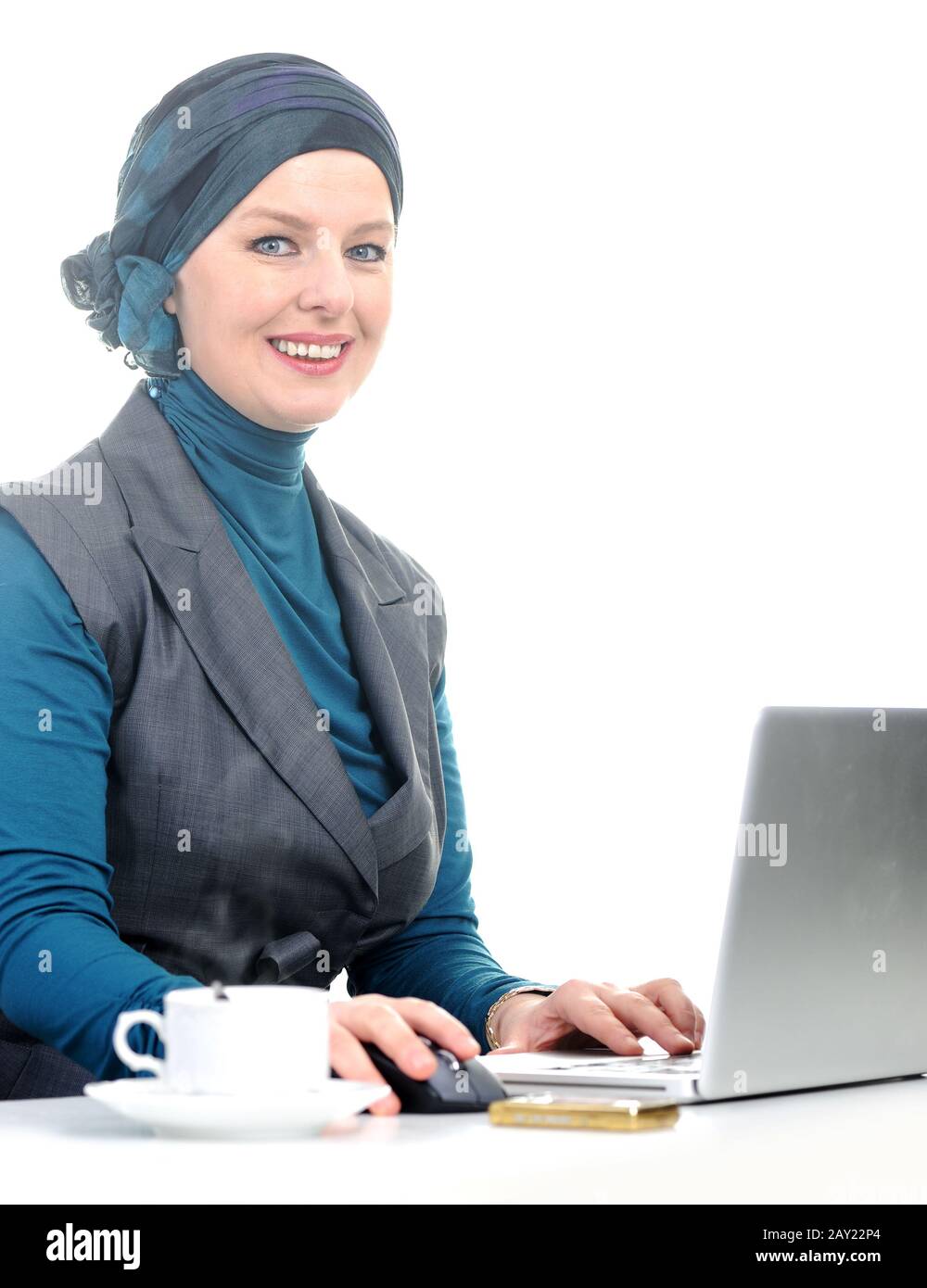 Confident and beautiful european Muslim woman Stock Photo - Alamy
