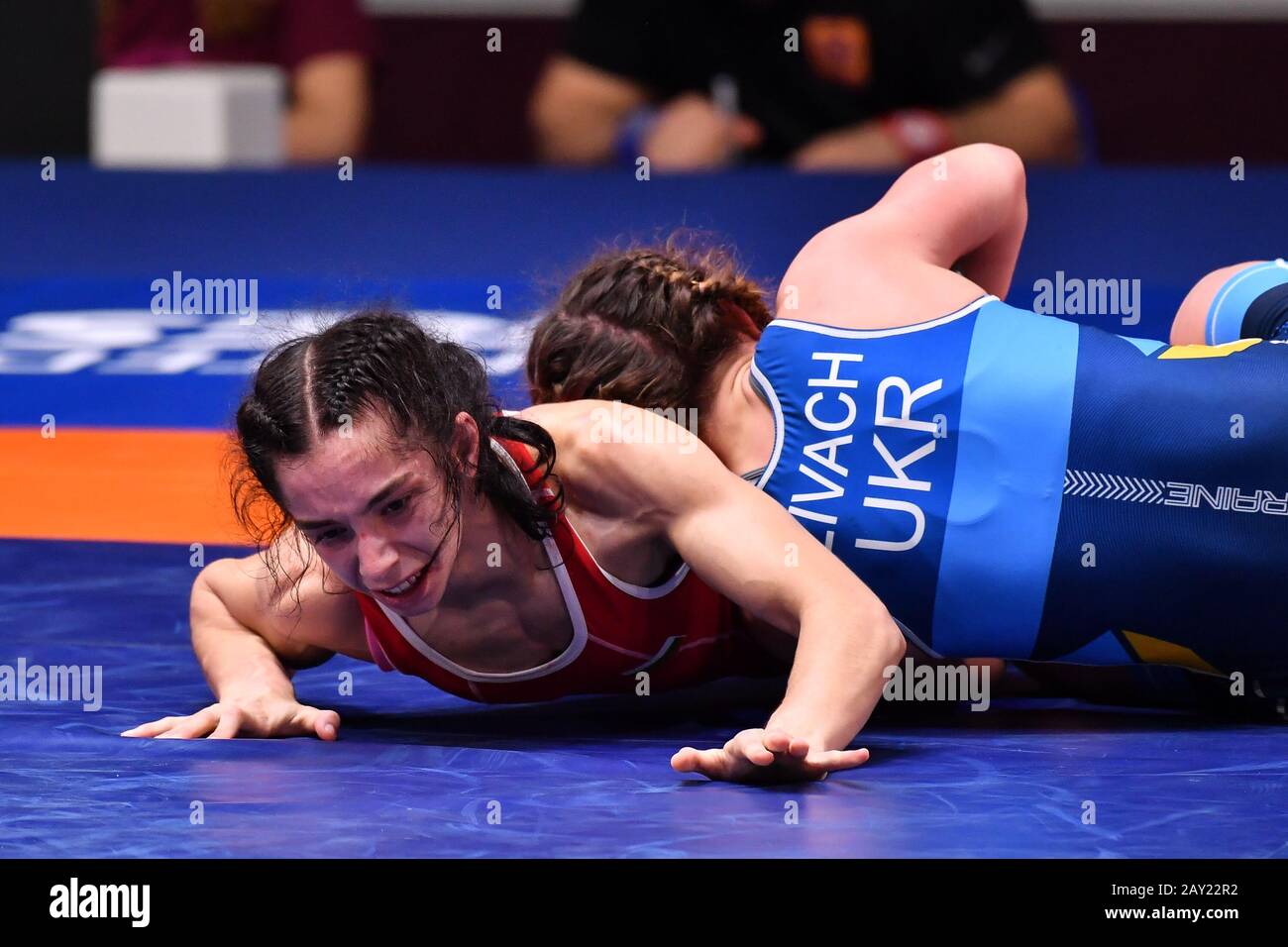 Rome, Italy. 13th Feb, 2020. European Championships Women's Wrestling ...