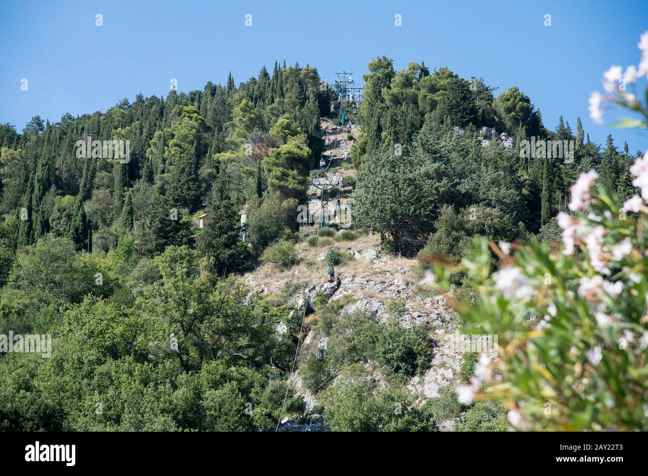 Gubbio monte ingino hi-res stock photography and images - Alamy