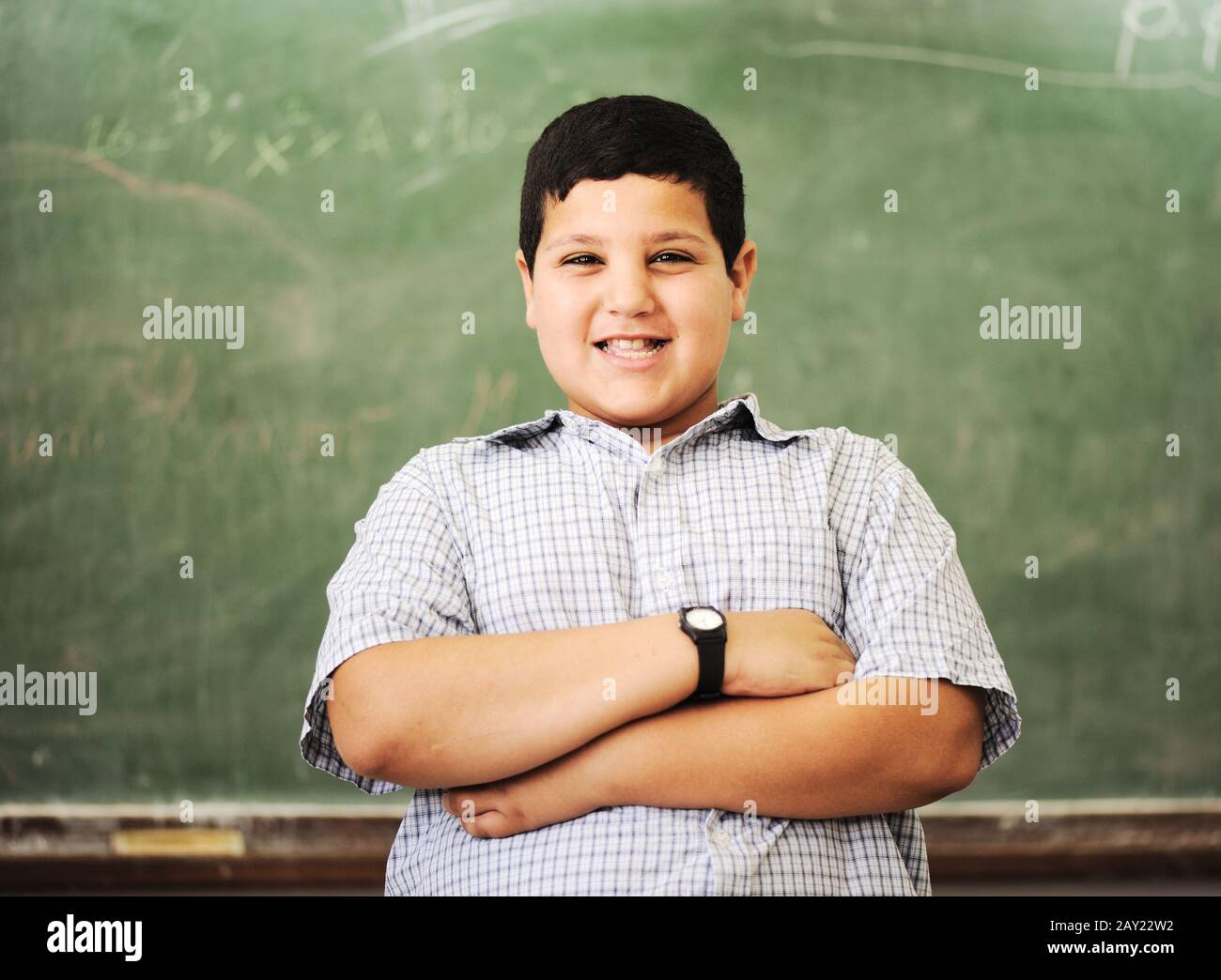 Children at school classroom Stock Photo - Alamy
