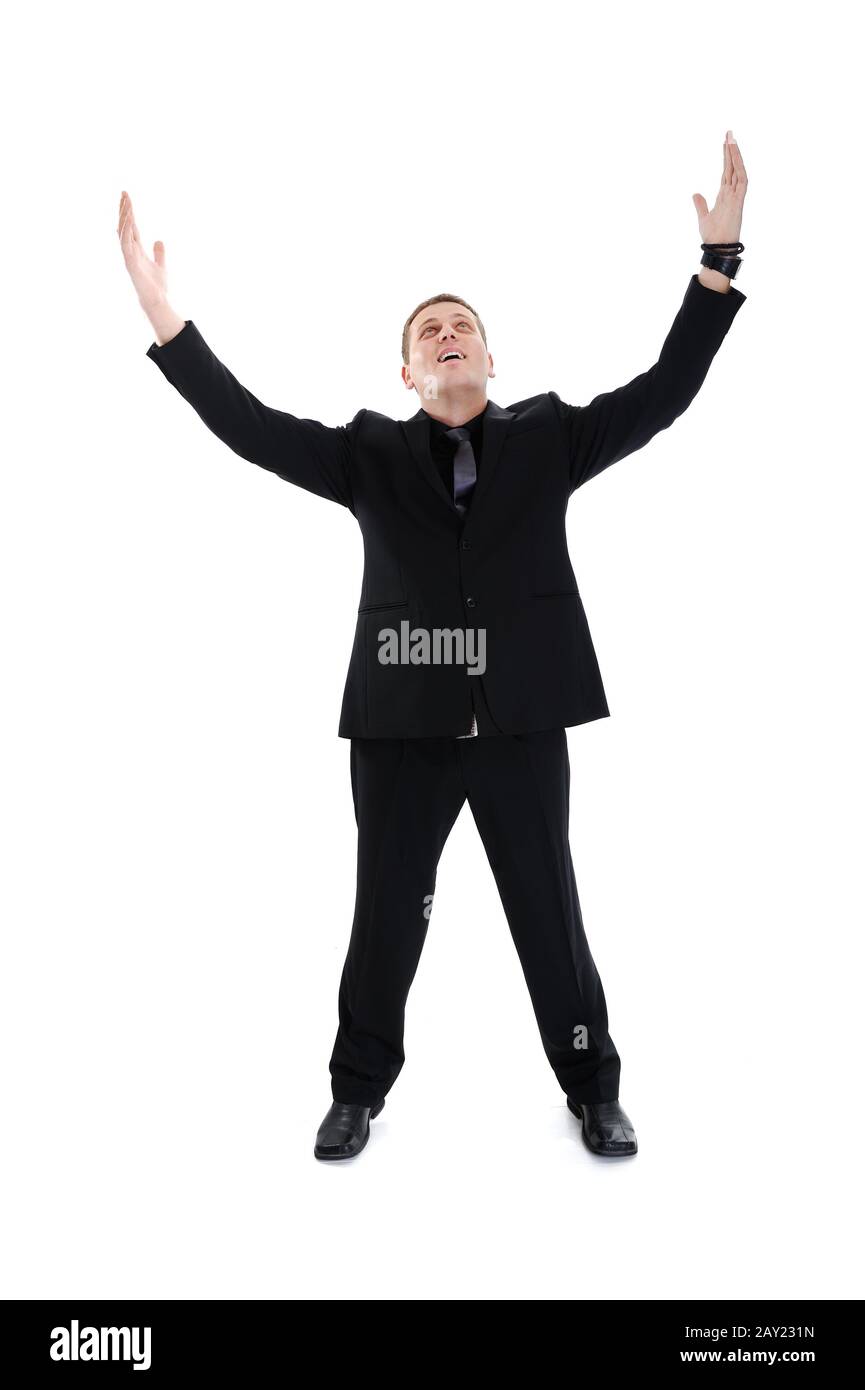 Man arms spread wide hi-res stock photography and images - Alamy