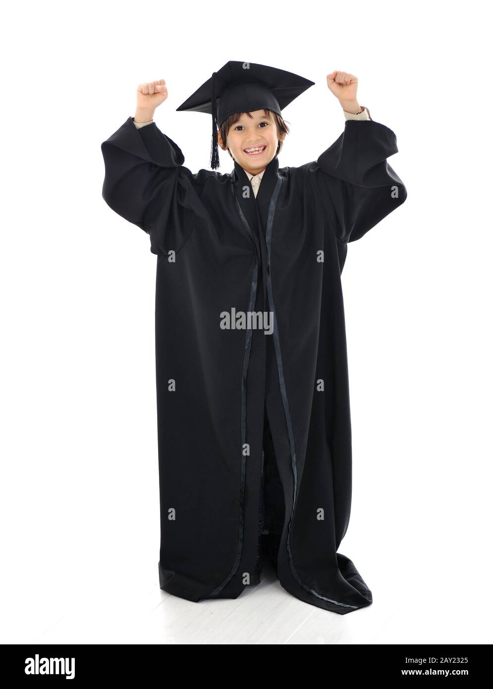 Diploma graduating little student kid Stock Photo - Alamy