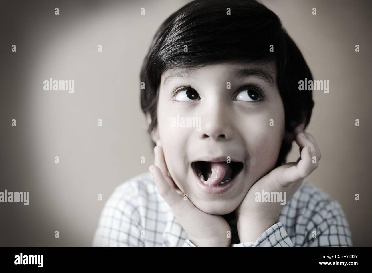 Closeup portrait of kid Stock Photo - Alamy