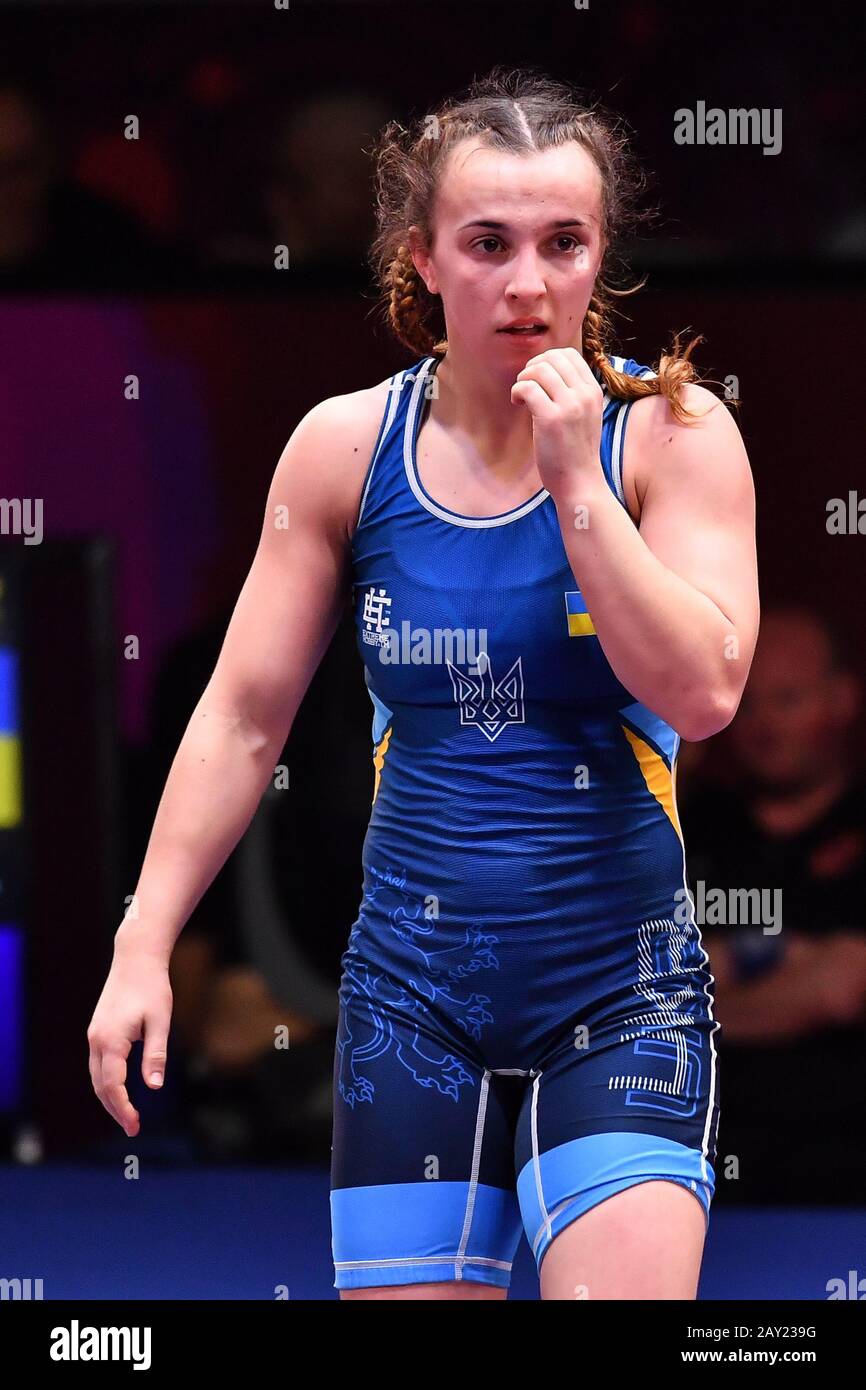 Rome, Italy. 13th Feb, 2020. European Championships Women's Wrestling ...