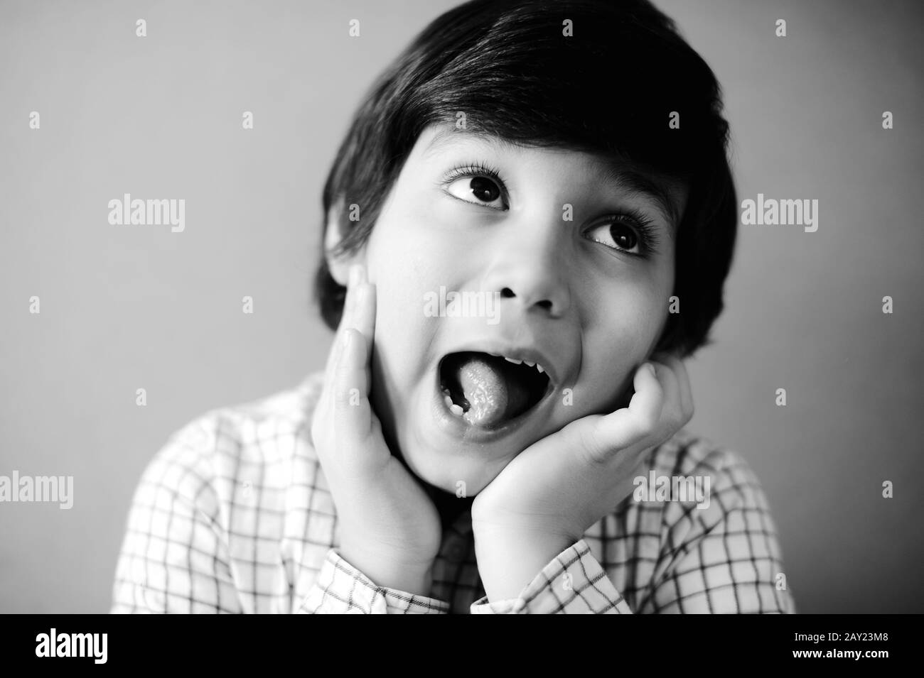 Closeup portrait of kid Stock Photo - Alamy