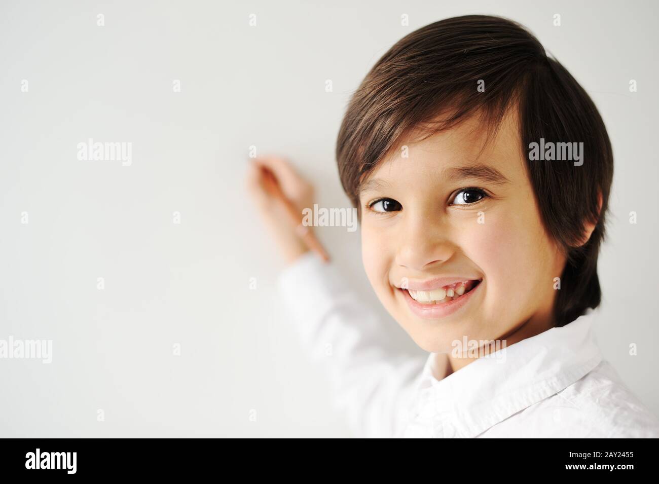 Closeup portrait of kid Stock Photo - Alamy